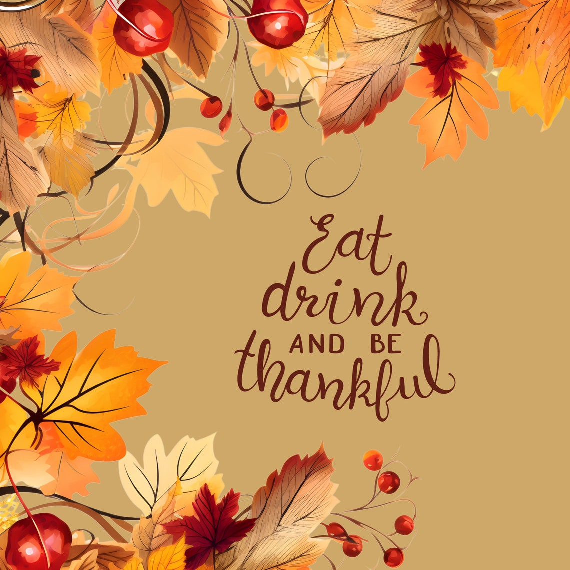 Thanksgiving Borders Clipart , 8 PNG Files, Transparent, - Etsy