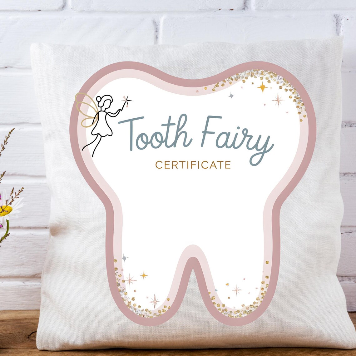 Printable Tooth Fairy Certificate: Lost Tooth Award Keepsake (PDF) - Etsy