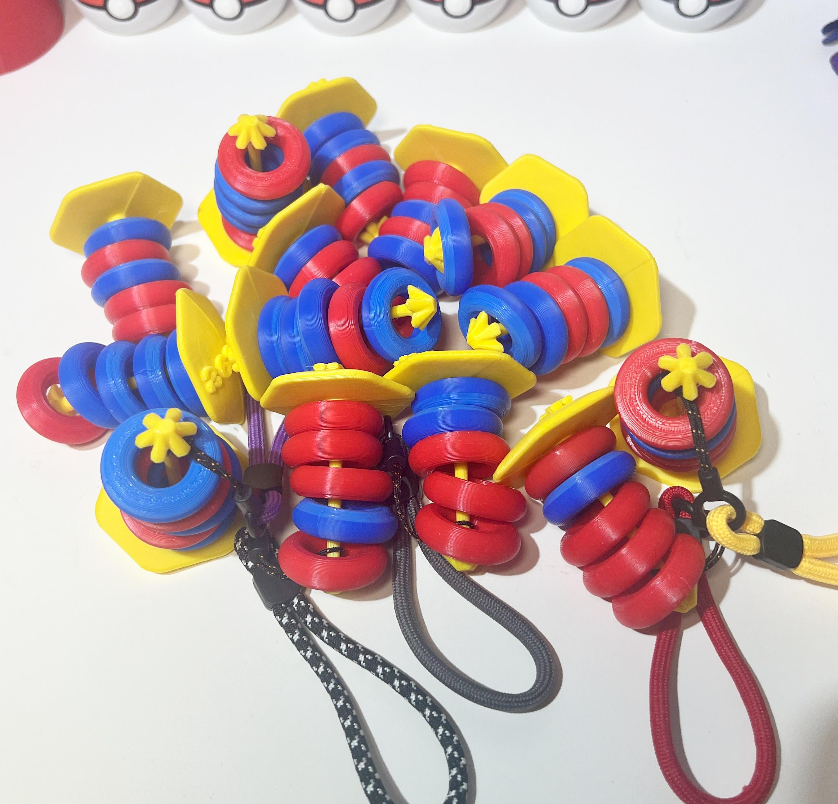 3D Printed VEX VRC High Stakes Mobile Goal and Ring Toy Whit Team ...