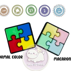 Puzzle Piece Key Cap Clicker 3D Printed Stim Fidget Clicky Key Switch ...