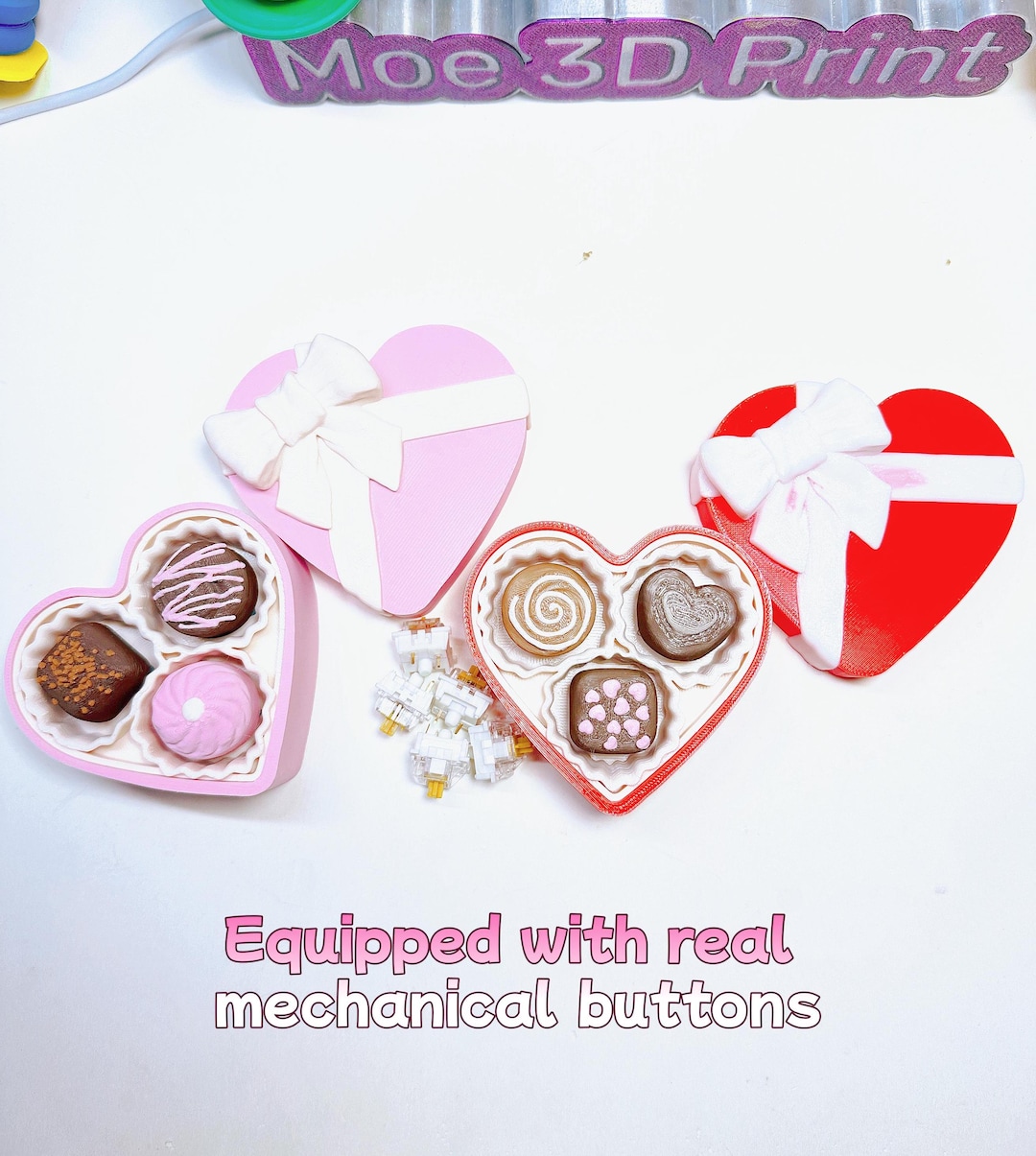 Chocolate Clickers - 3D Printed Chocolate Clickers Stress Relief Toy ...