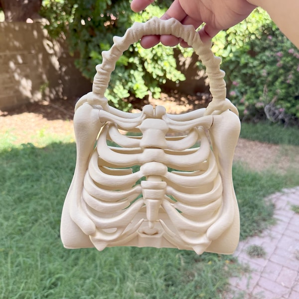 3d Printed Bone Bag - Etsy