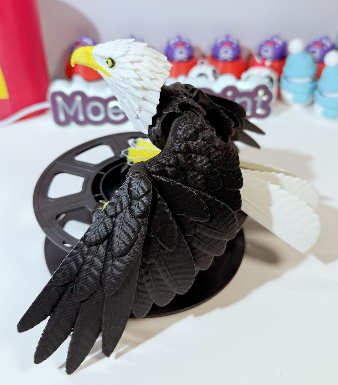 American Eagle, 3D Printed Bald Eagle Fidget | Sensory Toy ...