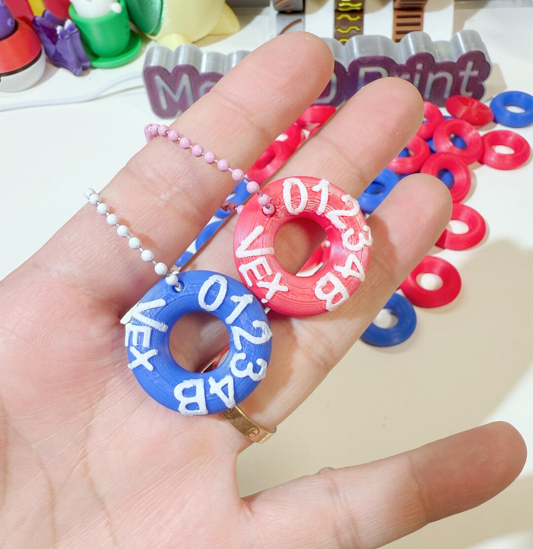 3D Printed VEX VRC High Stakes Ring Toy Whit Team Numbers , Vex Gift ...