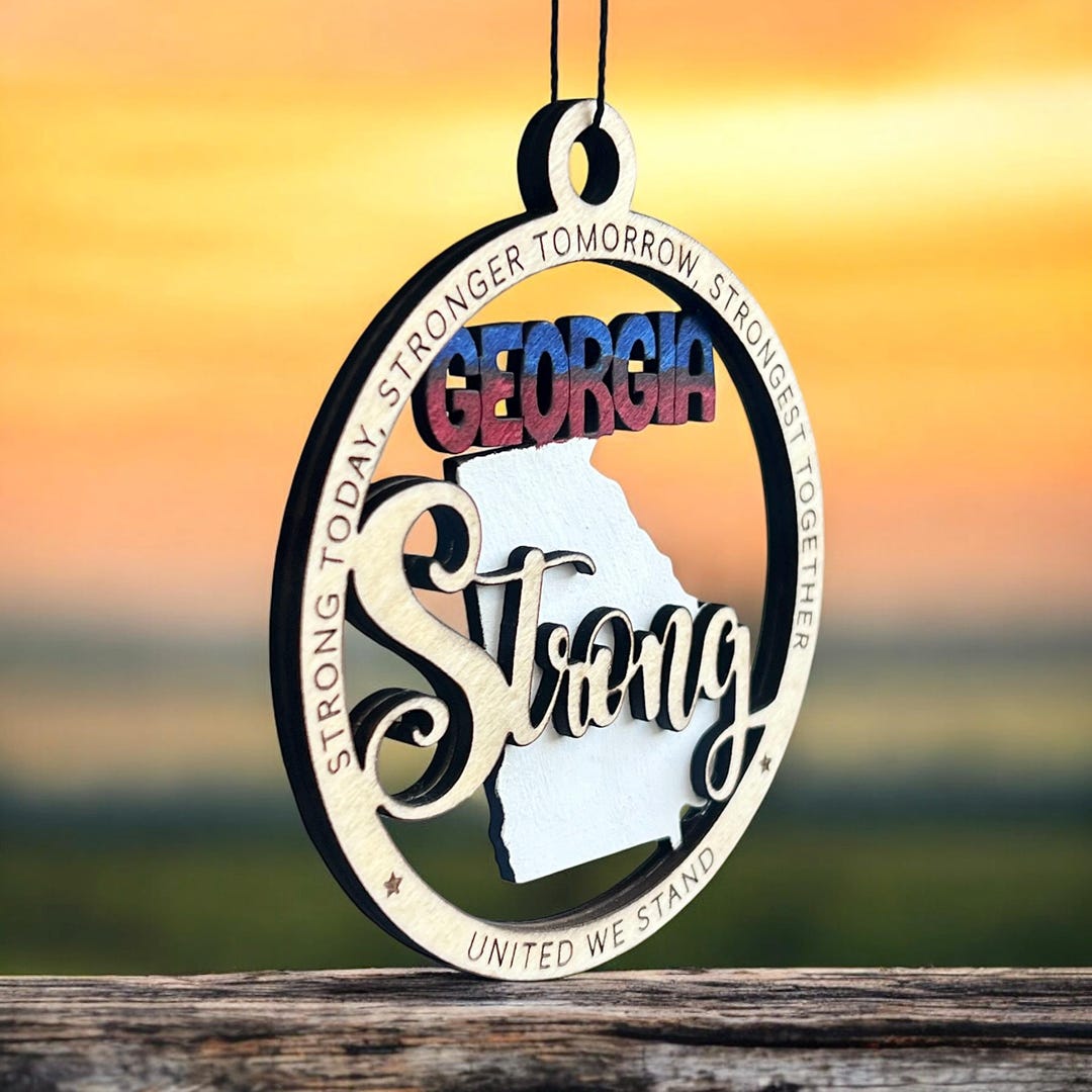 Georgia Stronger Together Ornament North Carolina Natural Disaster ...