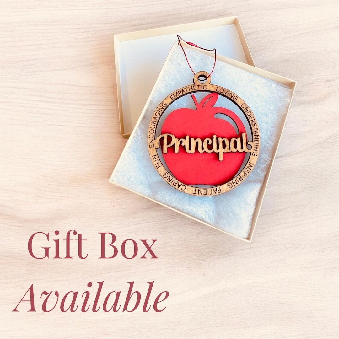 Personalized Principal Ornament Christmas Gift for School Principal ...