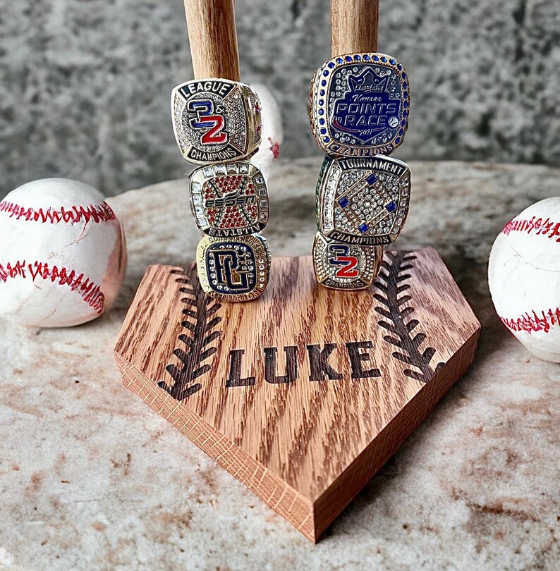 Baseball Ring Holder for Championship Ring Display for Softball Ring ...
