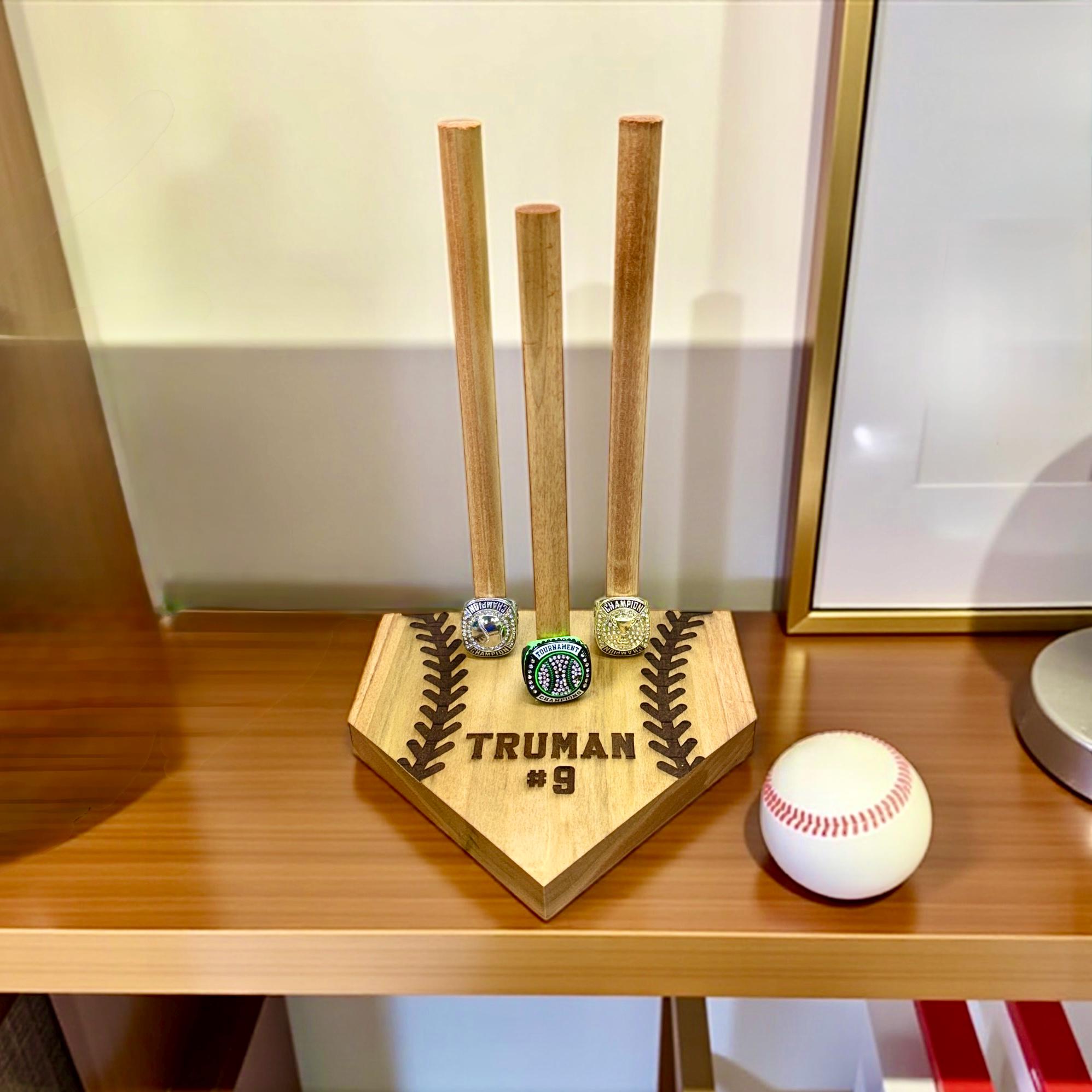Baseball Ring Holder for Championship Ring Display for Softball Ring ...