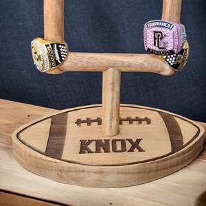 Football Ring Holder for Championship Ring Display for Tournament Ring ...