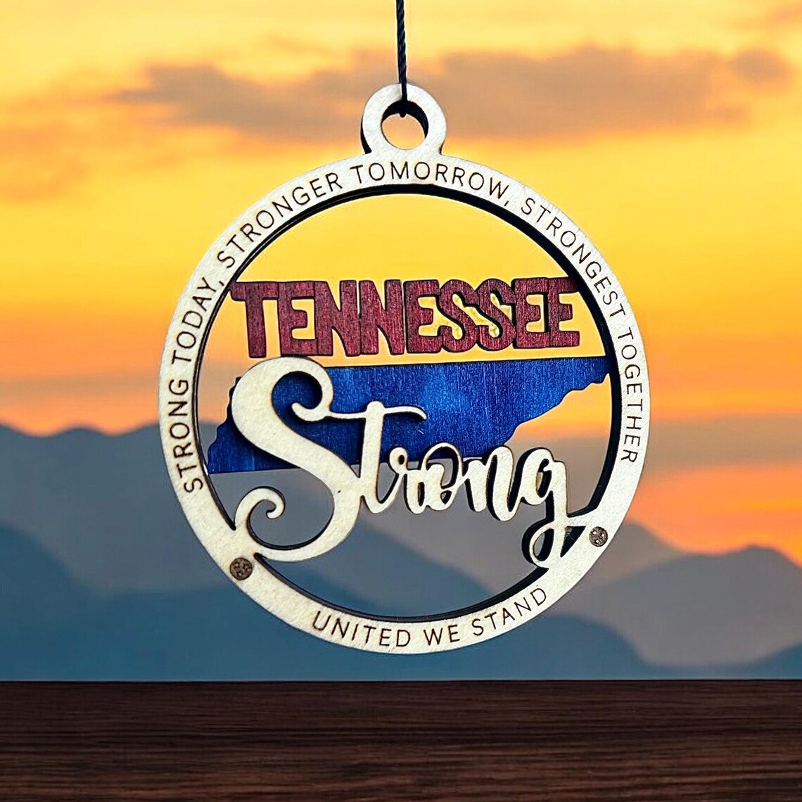 Stronger Together Ornament North Carolina Natural Disaster Florida ...