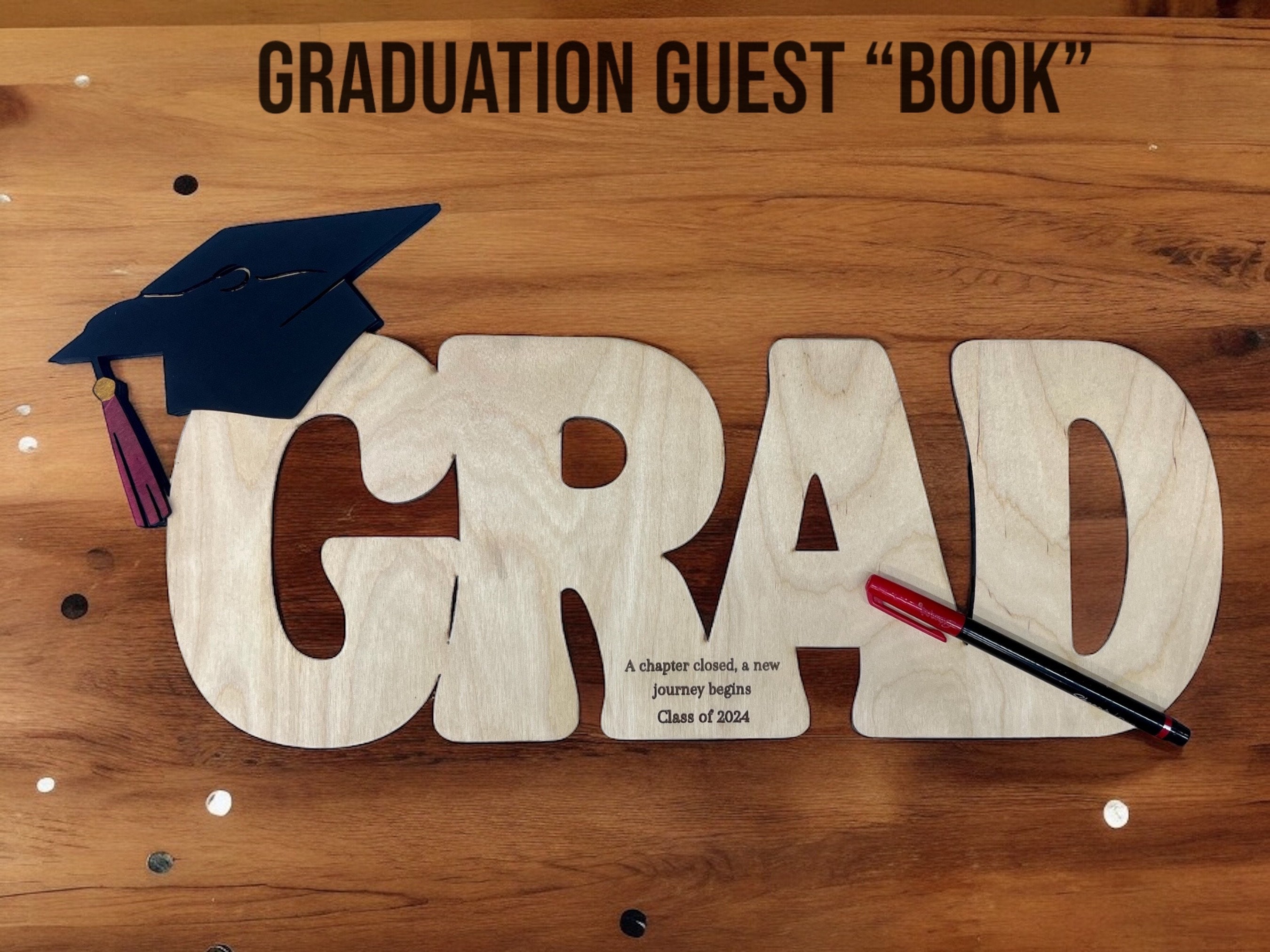 Graduation Guestbook for Grad Decor Alternate Guestbook for Grad Party ...