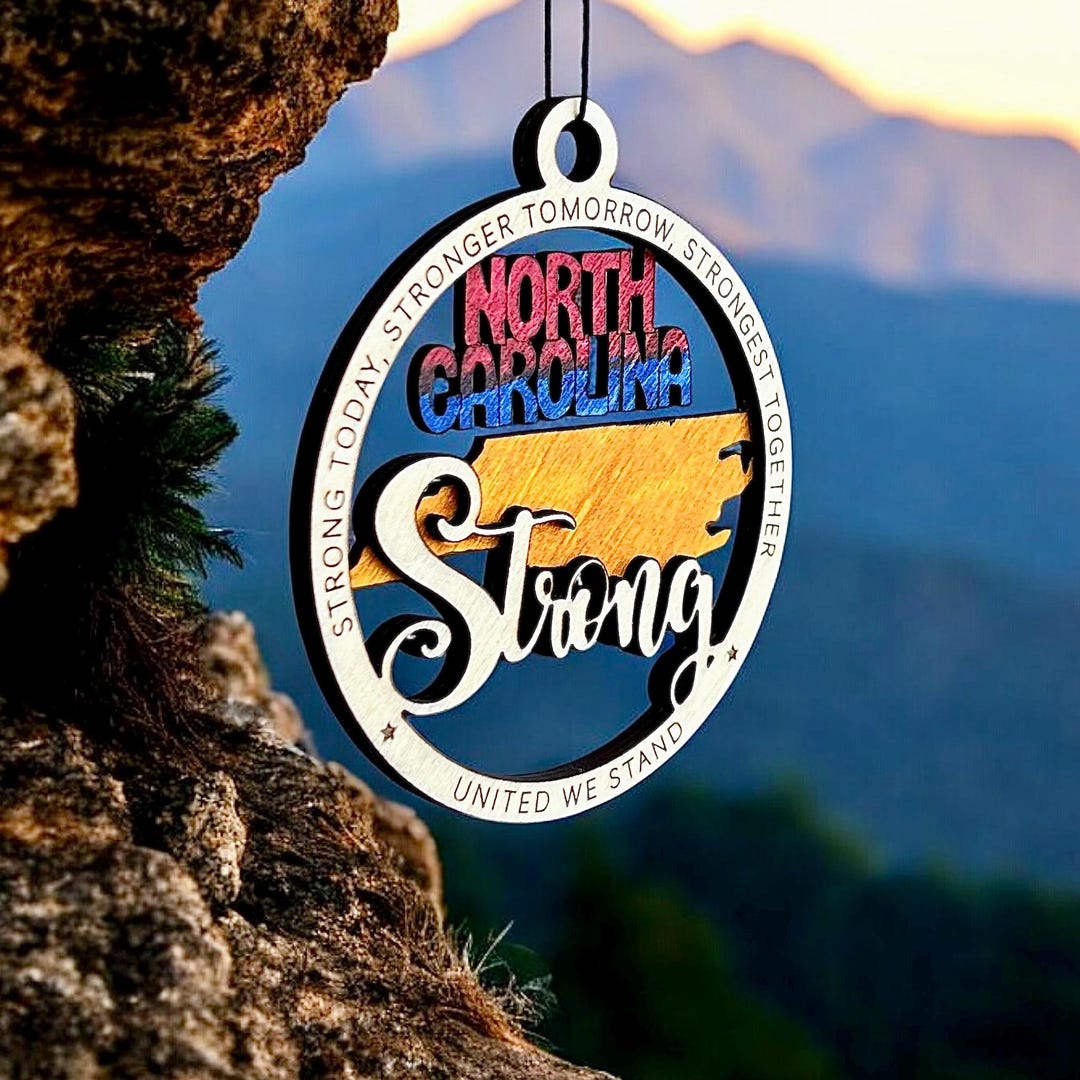 North Carolina Strong Together Ornament Florida Natural Disaster ...