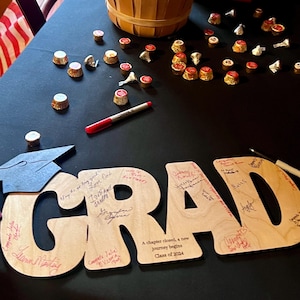 Graduation Guestbook for Grad Decor Alternate Guestbook for Grad Party ...