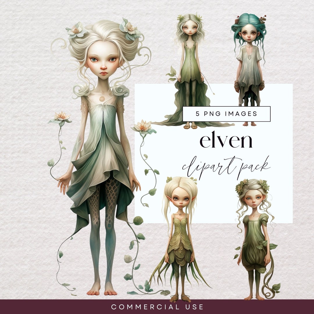 Forest Elven Clipart, Magical Creatures Clip Art, Transparent PNG ...