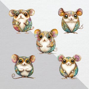 Quirky Mouse Clip Art, Transparent PNG, Funny Mice Clip Art, Junk ...