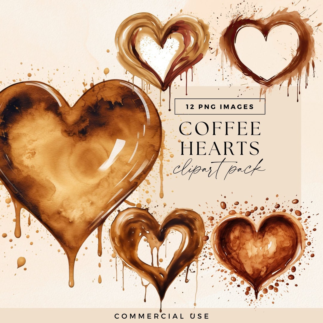 Coffee Lovers Clipart, Creative Valentines Clip Art, Transparent PNG ...