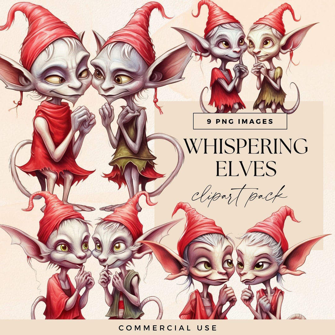 Naughty Elves Clipart, Transparent Pngs, Mischievous Elf Characters ...