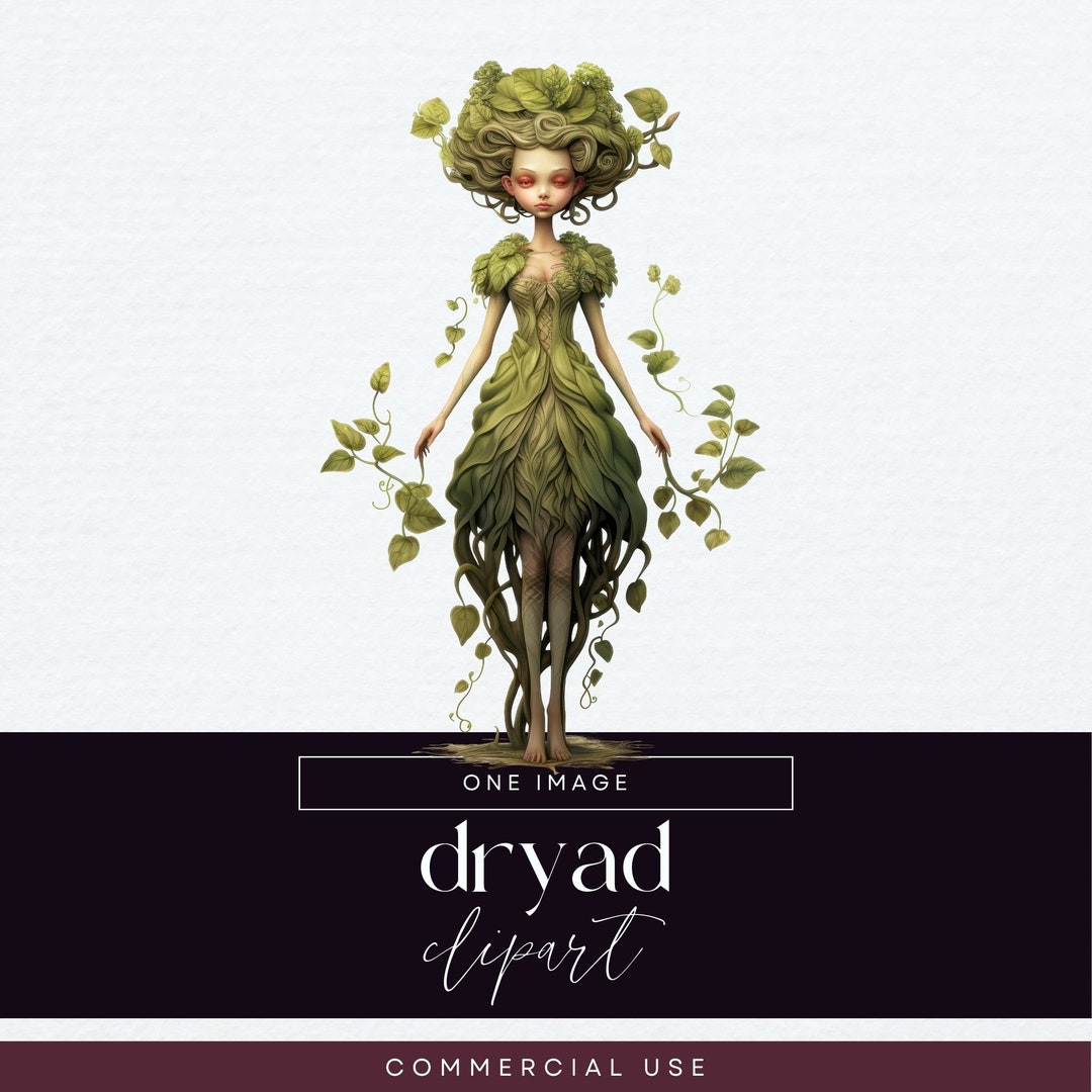 Dryad Clipart, Transparent PNG, Fantasy Creatures Clip Art, Magical ...