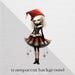Crabby Christmas Girl Clipart, Funny Holiday PNG, Sassy Festive ...
