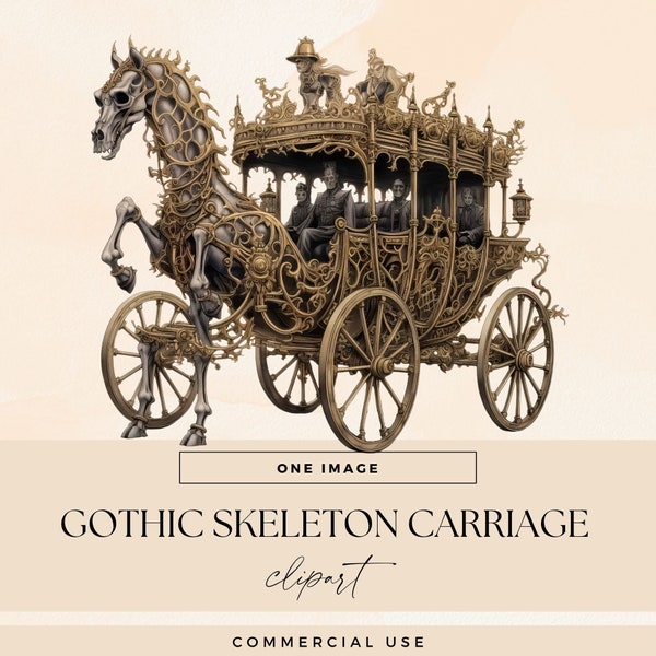 Halloween Horse and Carriage - Etsy