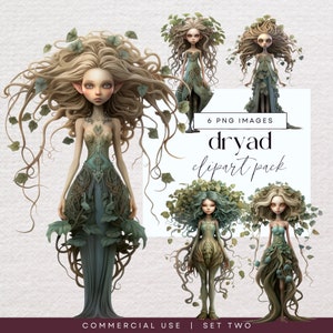 Fantasy Creatures Clipart, Transparent PNG, Dryad Clip Art, Magical ...