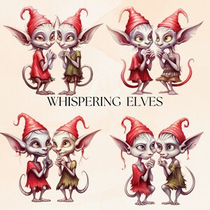 Naughty Elves Clipart, Transparent Pngs, Mischievous Elf Characters ...