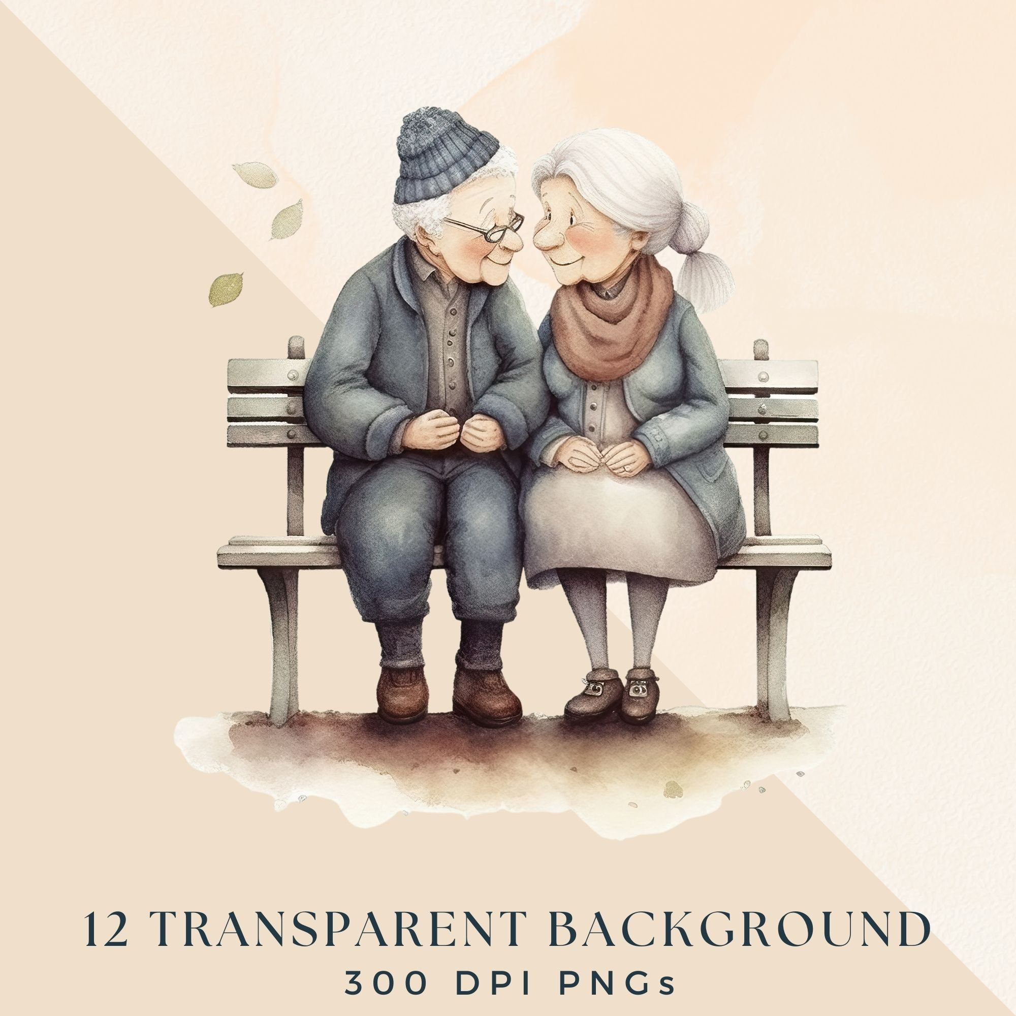 Senior Citizens Clipart, Funny Whimsical Old People Clip Art ...