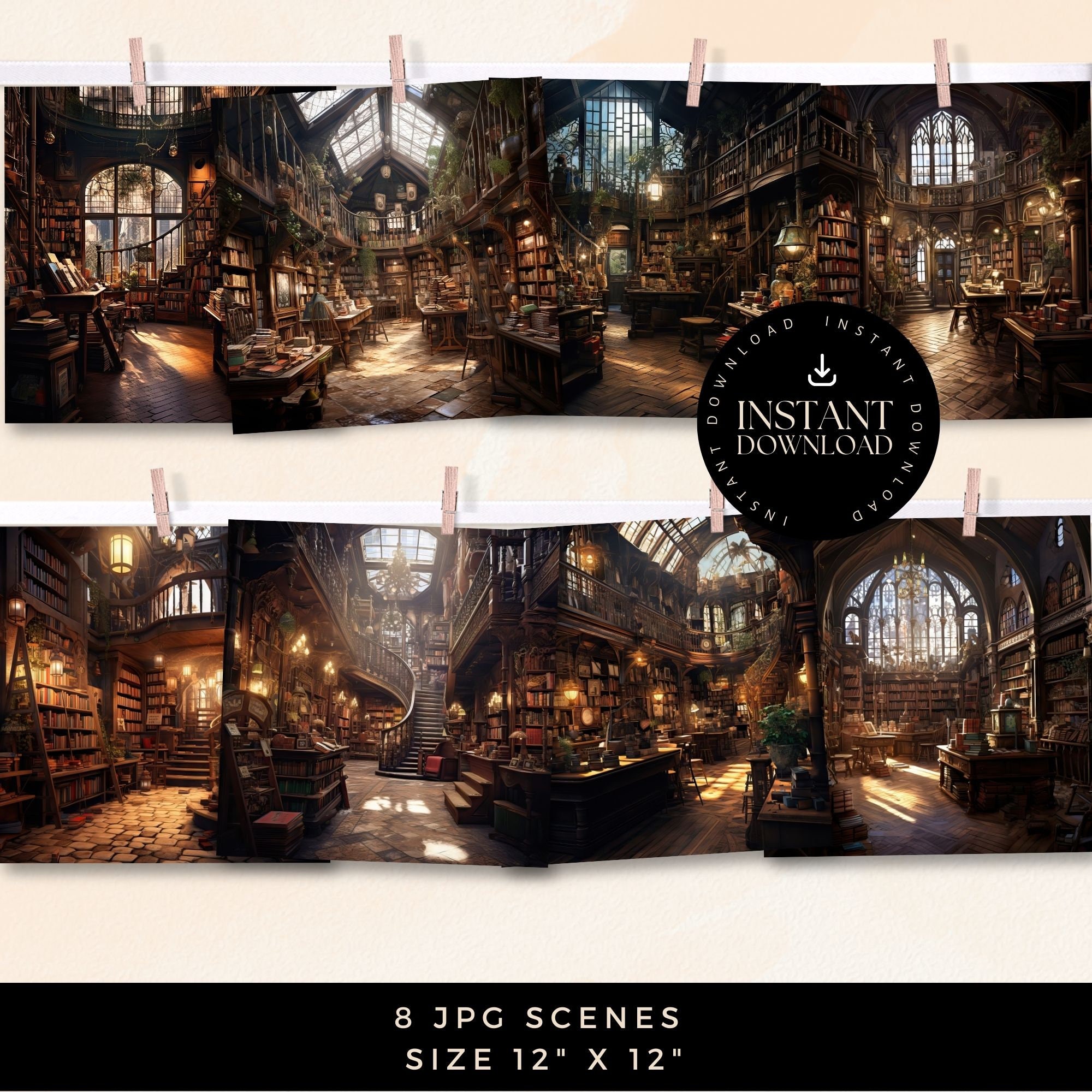 Digital Books Background Backdrop, Bookshop Background, Library Junk ...