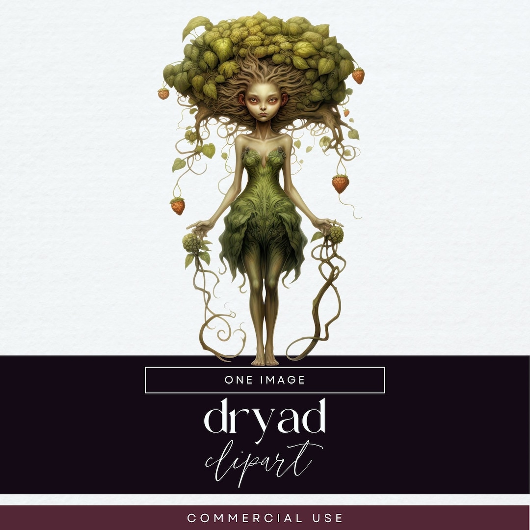 Dryad Clipart, Transparent PNG, Fantasy Creatures Clip Art, Magical ...