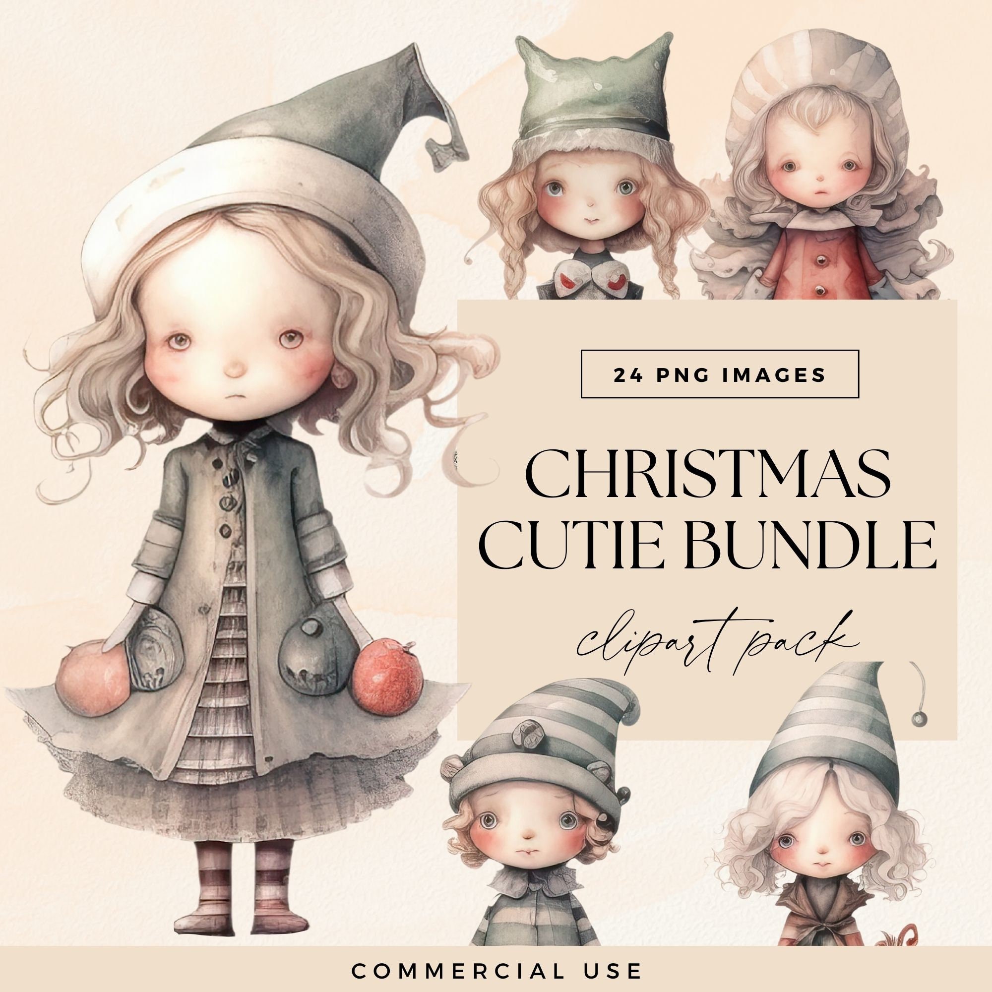 Christmas Girls Clipart, Xmas Gifts Clip Art, Transparent PNG, Winter ...