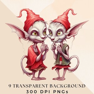 Naughty Elves Clipart, Transparent Pngs, Mischievous Elf Characters ...
