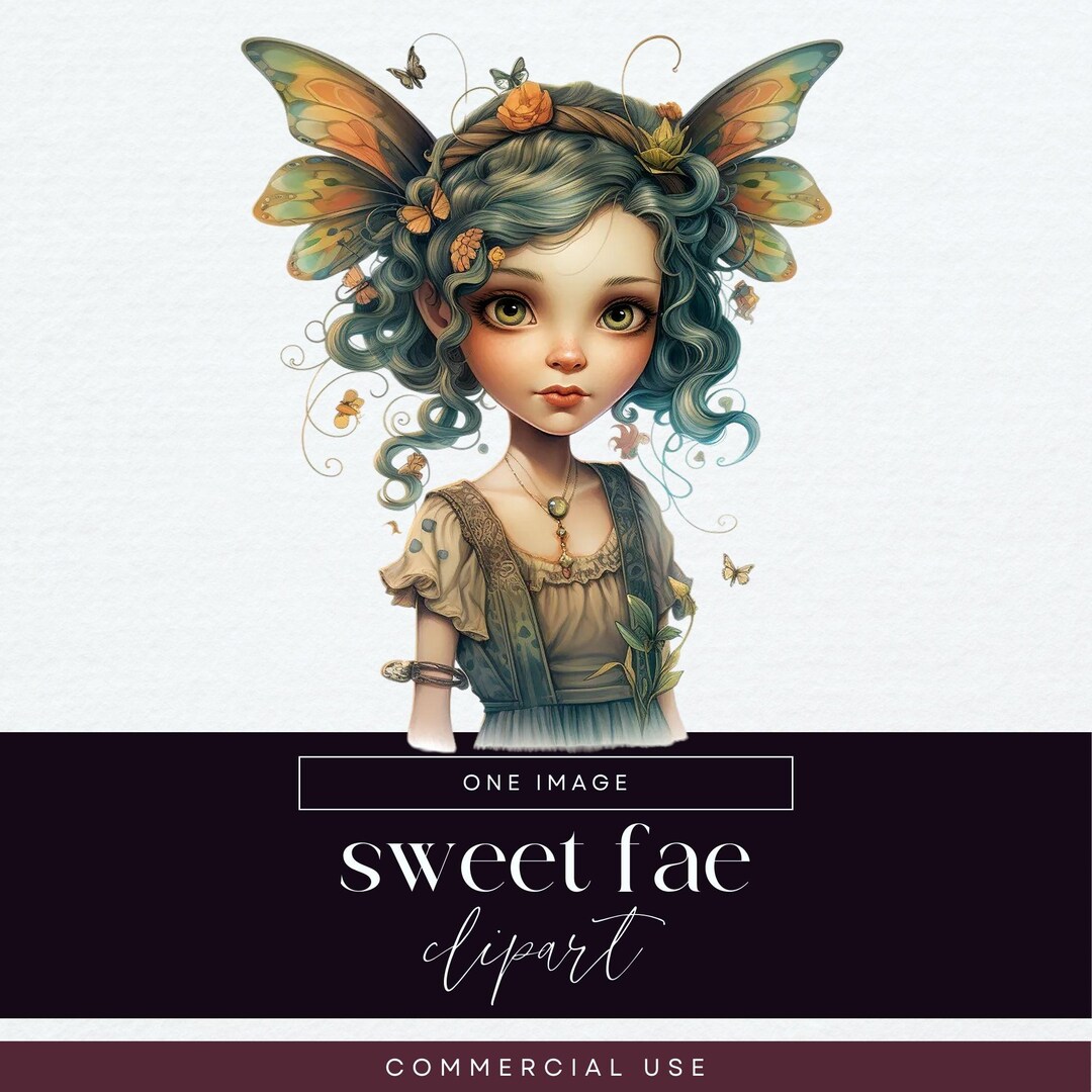 Forest Fae Clipart, Transparent PNG, Garden Invite Illustration, Mystic ...