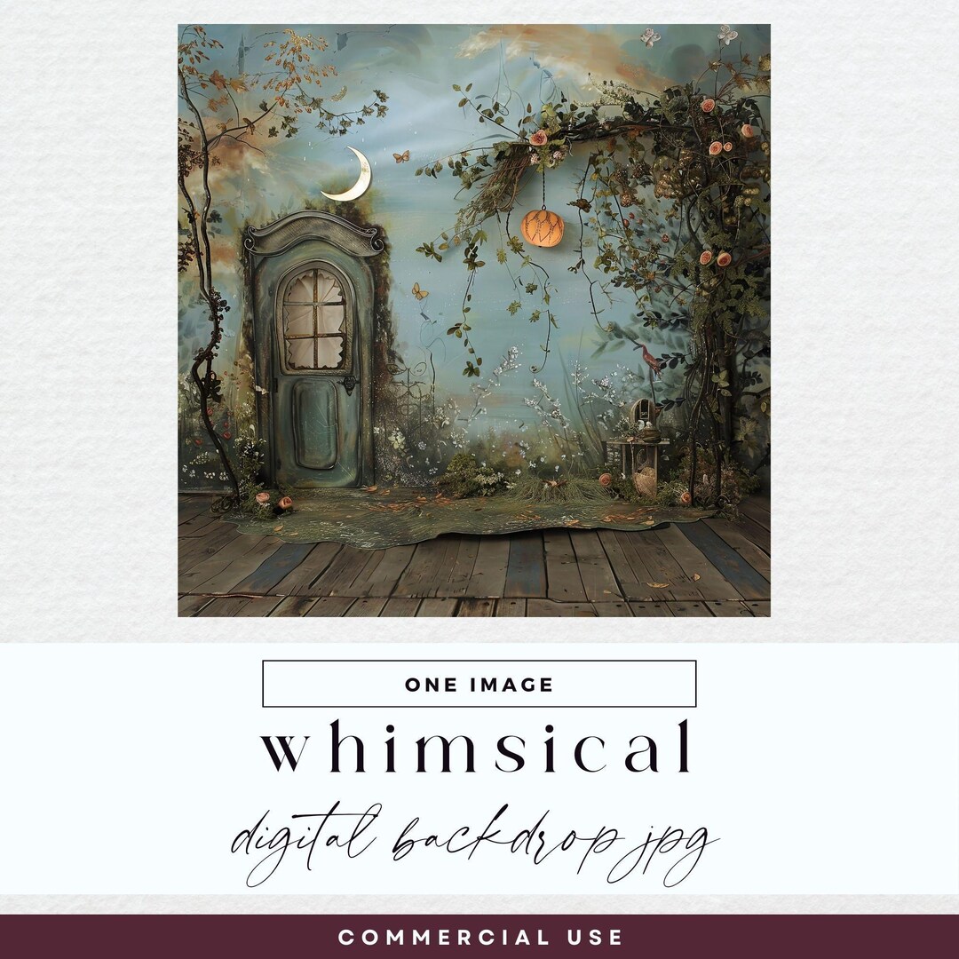 Magical Scene Backdrop Digital, INSTANT DOWNLOAD, Whimsical Photography ...