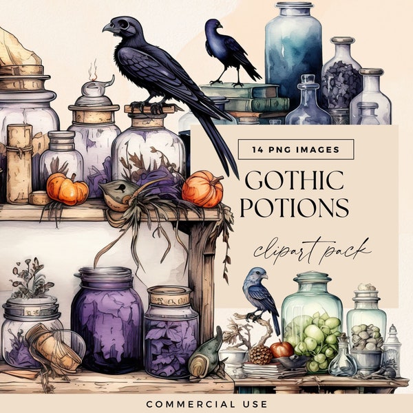 Potion Clipart - Etsy