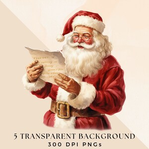 Santa Letters Clipart, Letter to Santa Claus, Transparent PNG ...