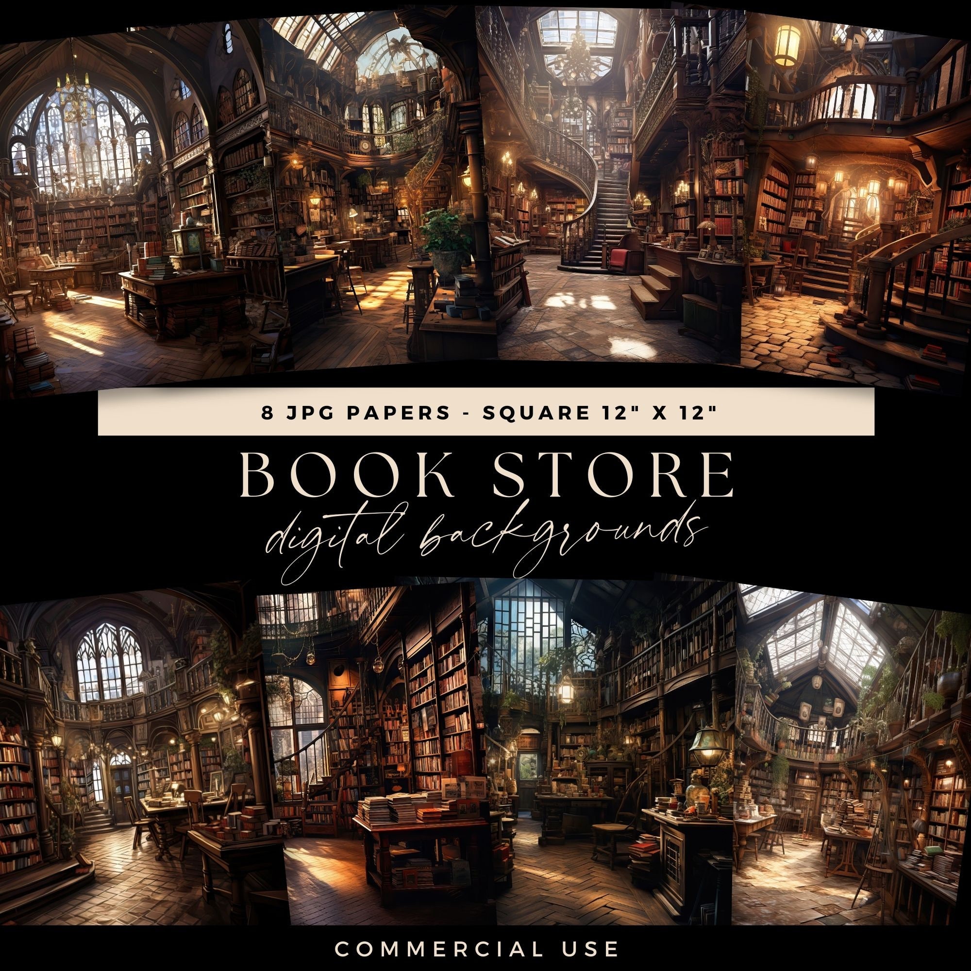Digital Books Background Backdrop, Bookshop Background, Library Junk ...