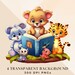 Animals With Books Clipart, Bookworm Clip Art, Transparent Pngs, Jungle ...