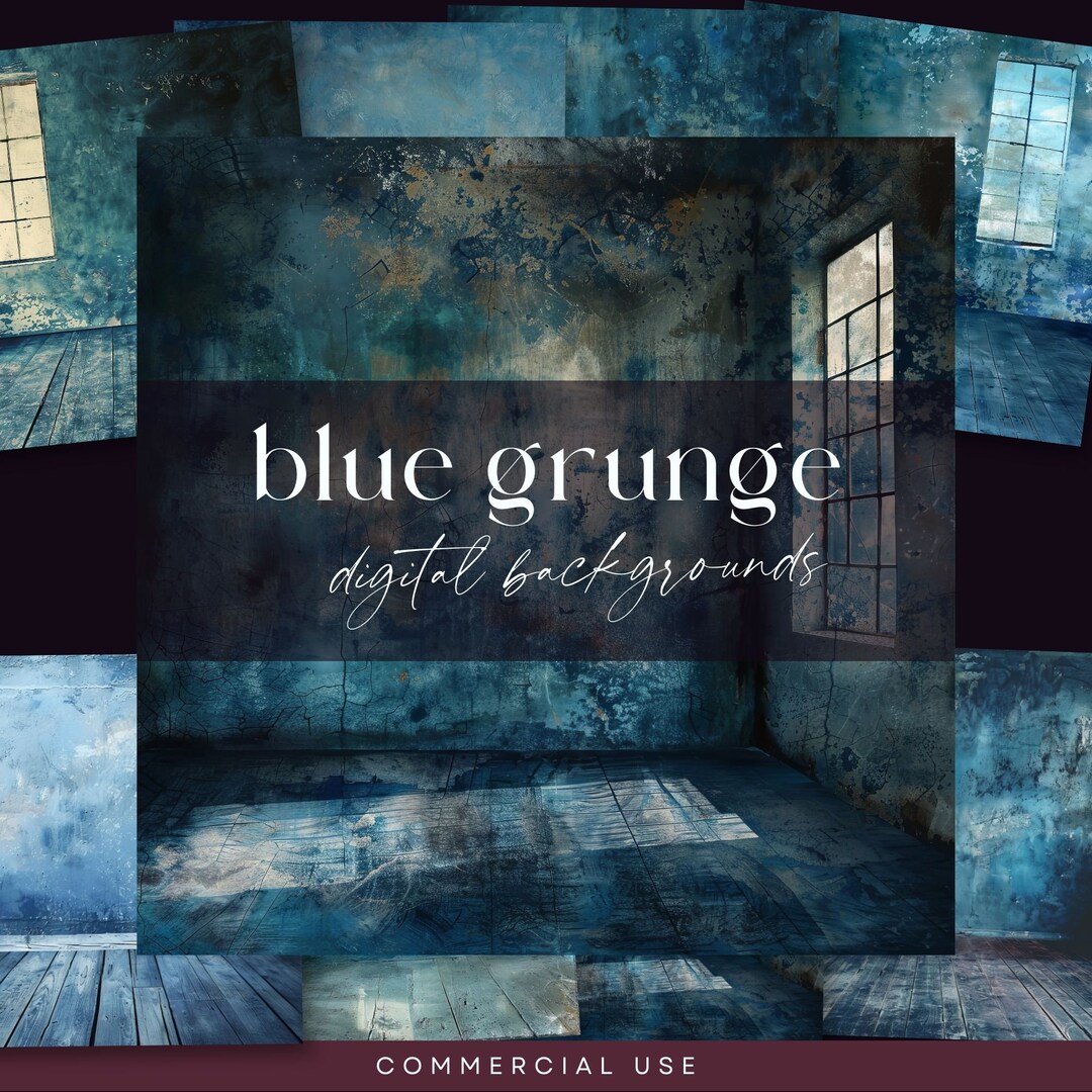 Grunge Studio Backdrop, Old Wall Digital Background, Urban Overlay ...
