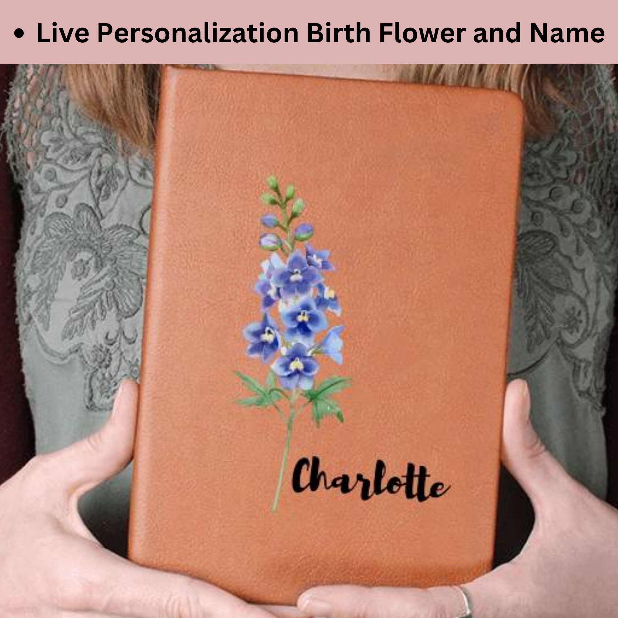 Personalized Leather Portfolio, Custom Leather Journal, Mother of the ...