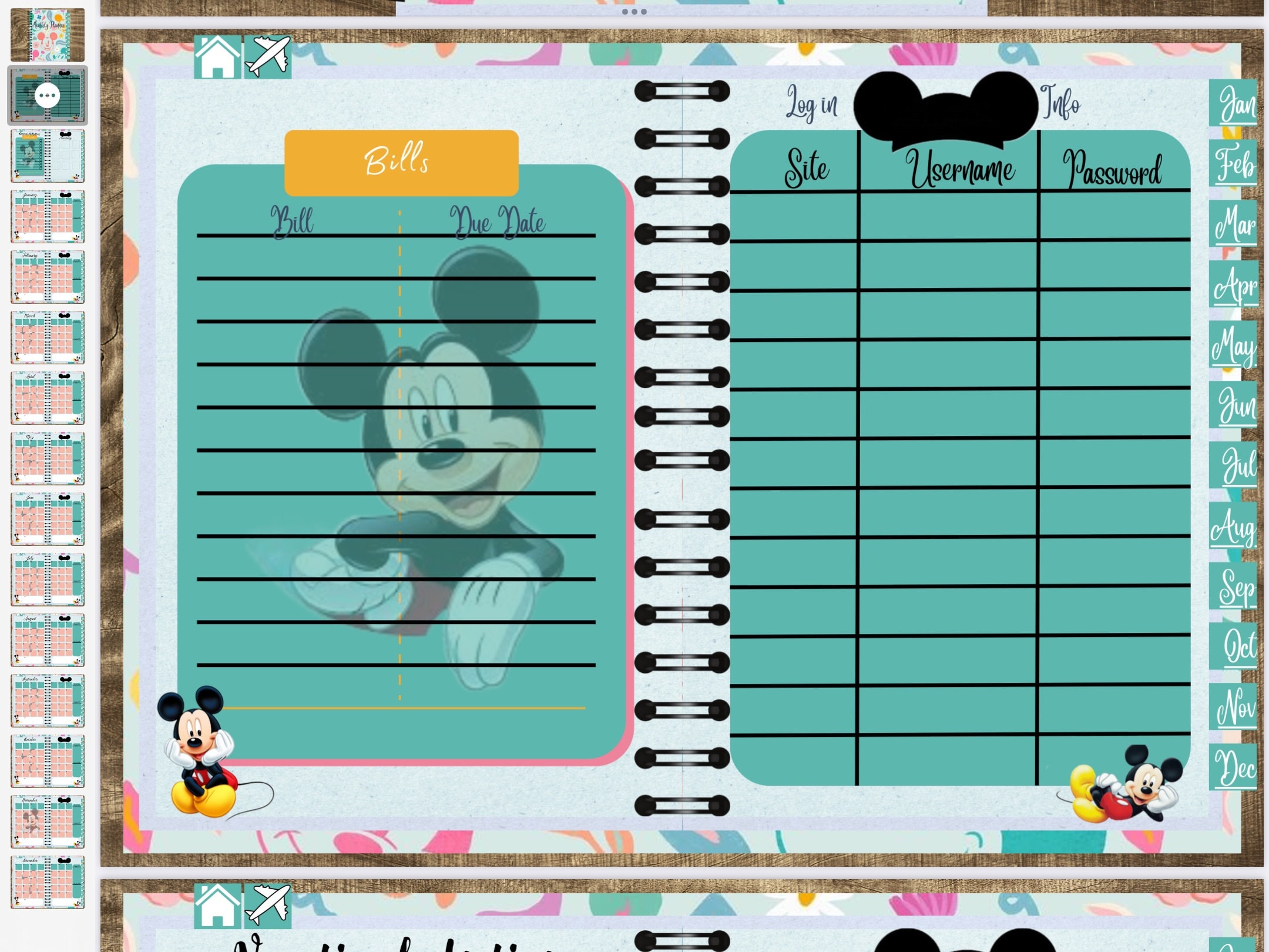 Agenda digital de mickey mouse - Etsy México