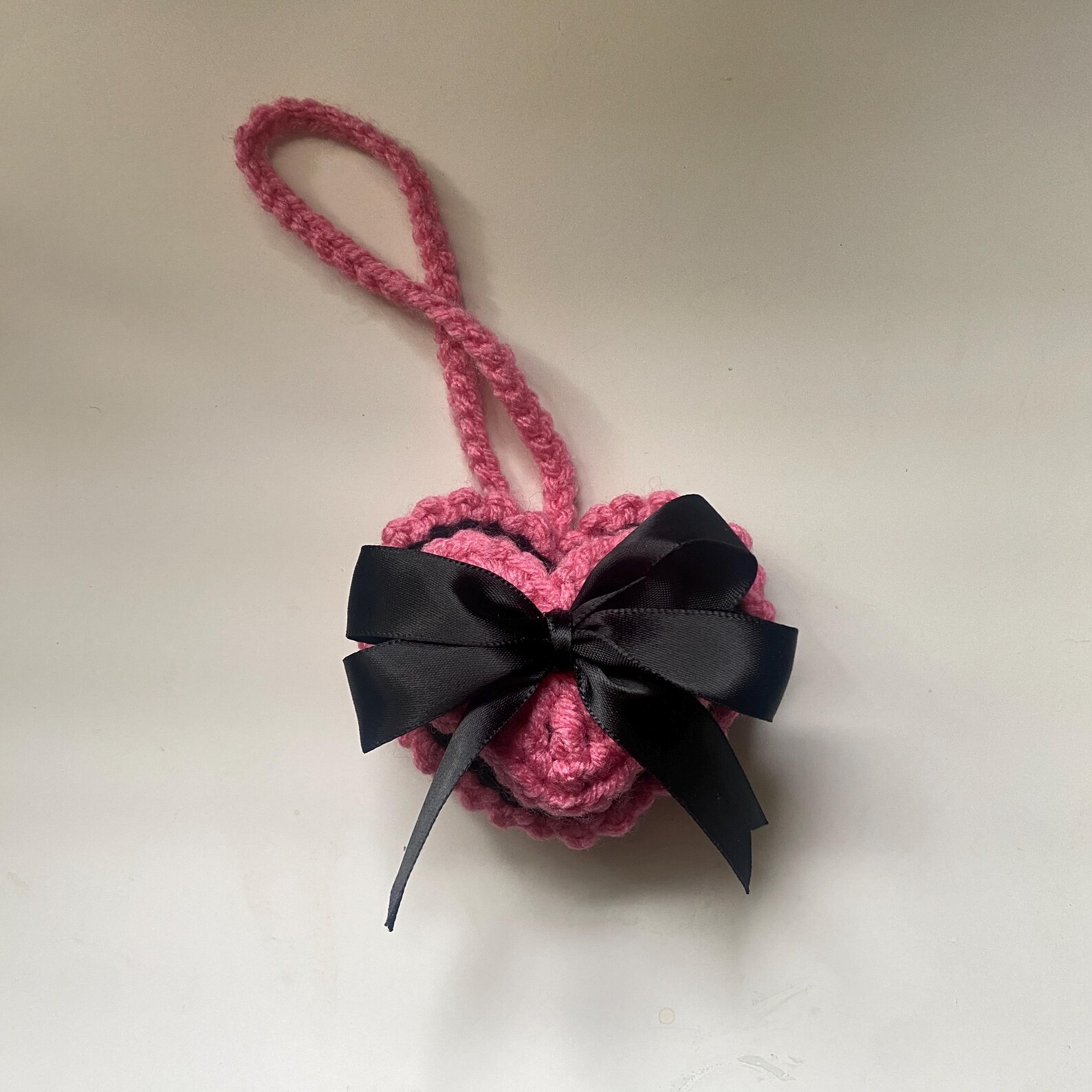 Crochet Heart Bag Charms - Etsy