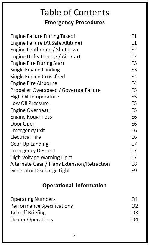 Piper PA23/27 Aztec B Pilot Checklist - Etsy