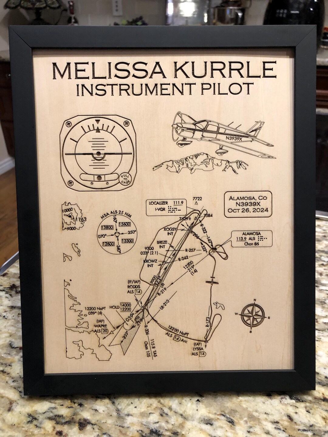 Pilot Achievement Plaques, Instrument Pilot Plaques, Private Pilot ...