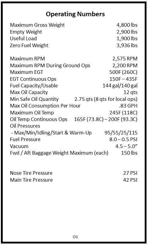 Piper PA23/27 Aztec B Pilot Checklist - Etsy
