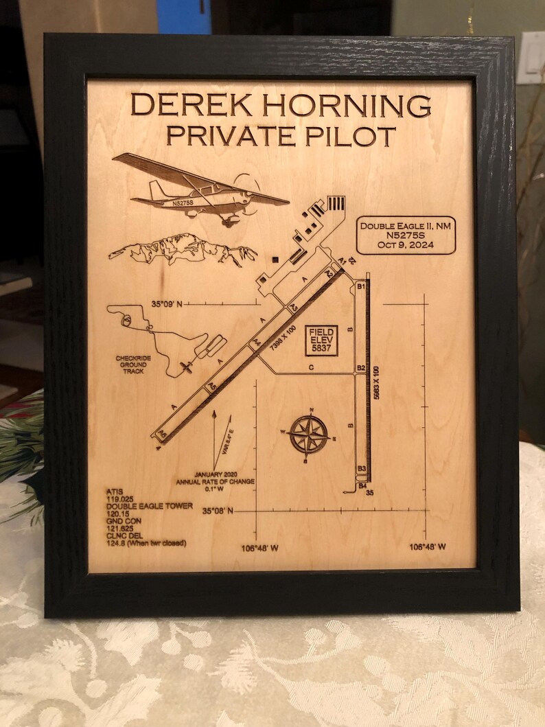 Pilot Achievement Plaques, Instrument Pilot Plaques, Private Pilot ...