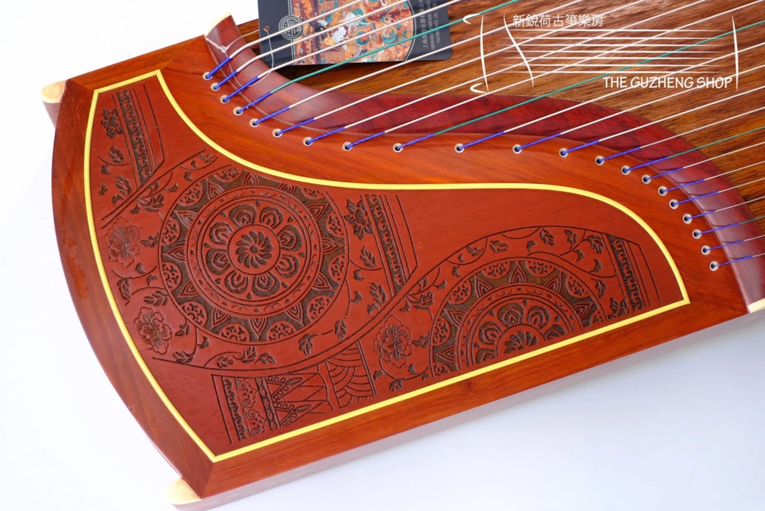 Great Value Guzheng - Dunhuang-yun "flower Vase" 敦煌韵牌“花瓶”非洲紫檀木古筝 - Etsy