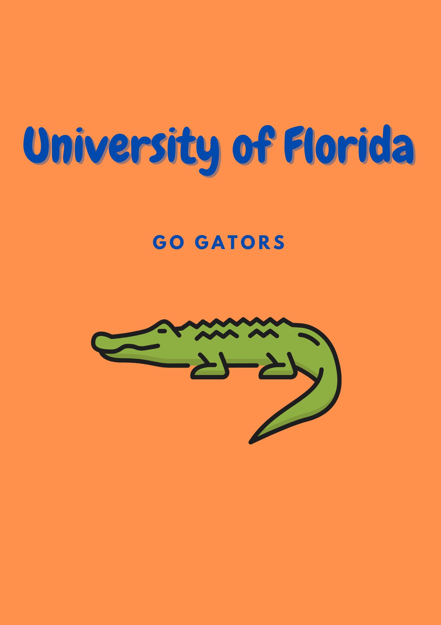 University of Florida Digital Wall Art - Etsy