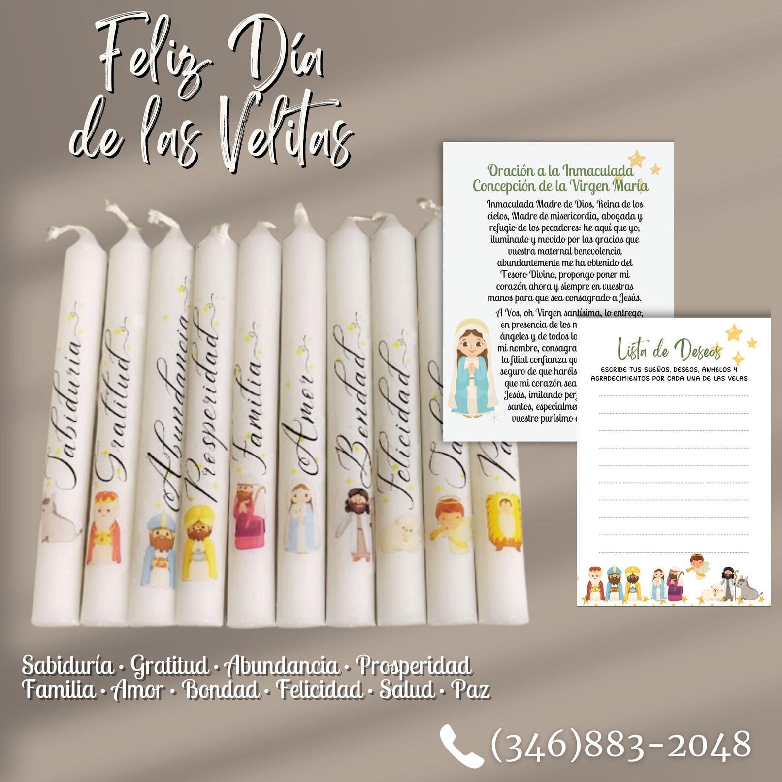Día De Las Velitas – Colombian Tradition Holiday Candles | 5-inch ...