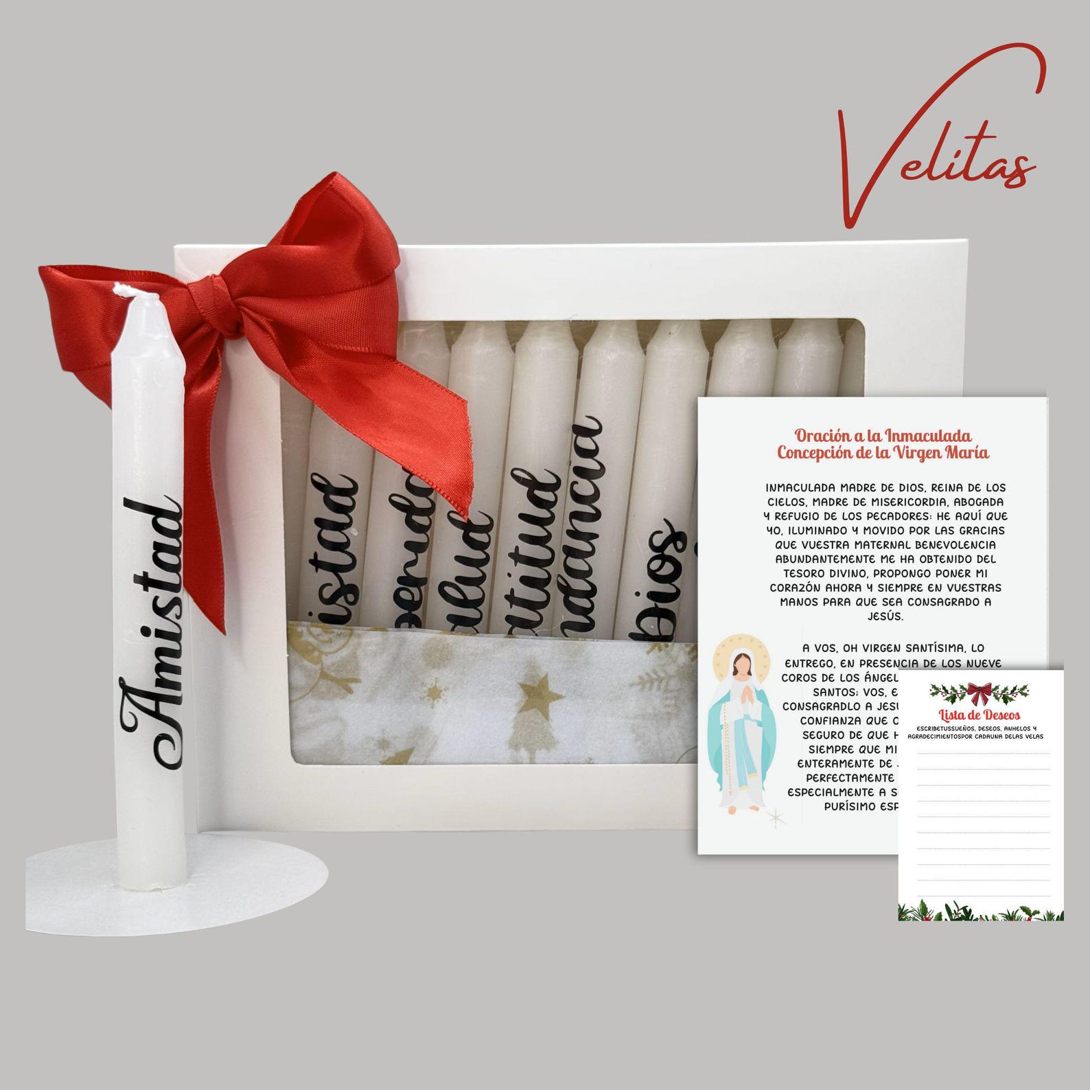 Dia De Las Velitas Candles: Personalized Colombian Traditions, 5-inch ...