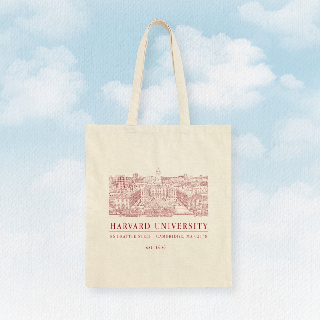Harvard Campus Tote Bag - Etsy